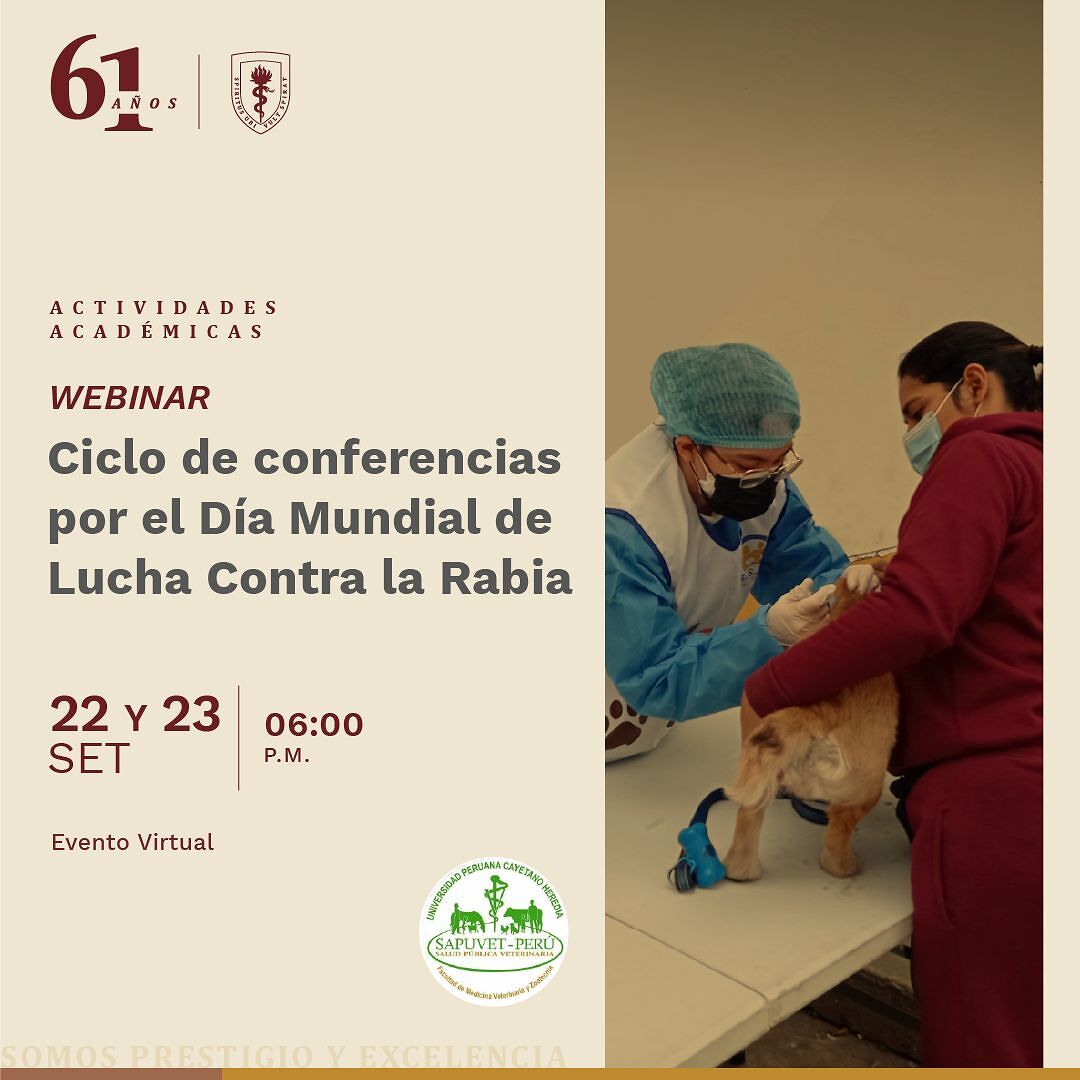 Ciclo de Conferencias por Día Mundial contra la Rabia